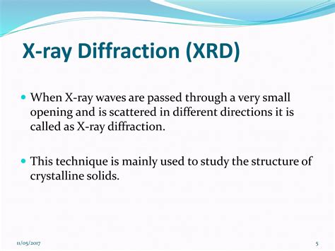 X Ray Diffraction Ppt X Ray Diffraction Ppt