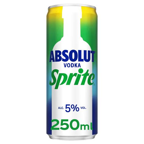 Absolut And Sprite 250ml Bargain Booze
