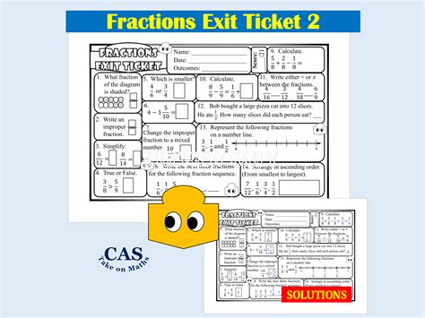 Fractions Exit Tickets Ks2 Ks3 Maths Exit Tickets Teaching Resources Fractions Exit Tickets Ks2 Ks3 Maths Exit Tickets Teaching Resources
