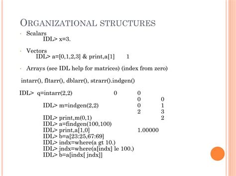 PPT Interactive Data Language IDL PowerPoint Presentation Free Download ID