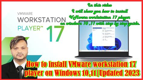 How To Install Vmware Workstation 17 Player On Windows 10 11 Updated 2023 Youtube