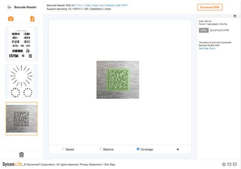 Dynamsoft Barcode Reader Sdk Now Supports Dpm Barcode Scanning And Decoding