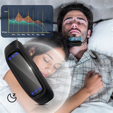 Smart Anti Snoring Device Ems Pulse Stop Snore Portable Comfortable
