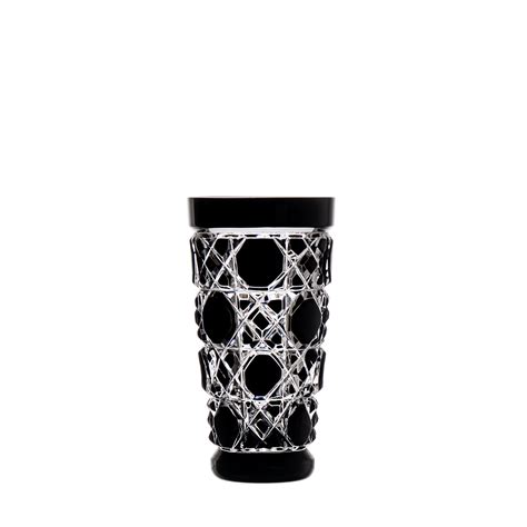 Fabergé Russian Court Black Shot Glass Ajka Crystal