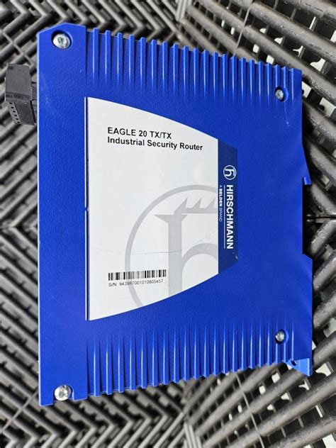 Hirschmann Eagle 20 Txtx Industrial Security Router Used Motion Constrained Surplus