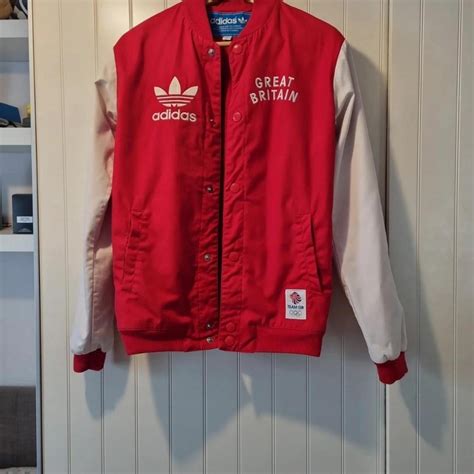 Retro Vintage Adidas Baseball Jacket Mark To Sleeve Depop