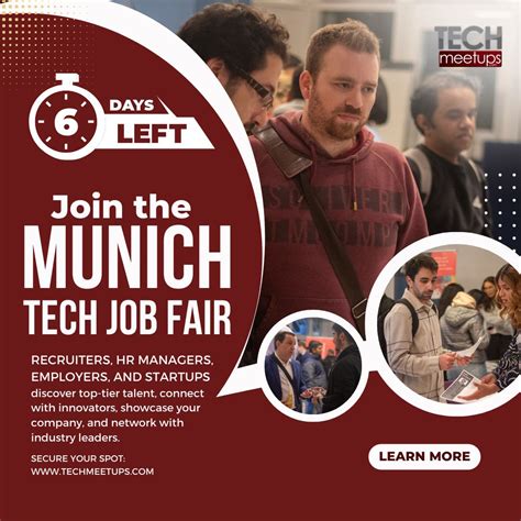 Techmeetups On Linkedin Munichtechjobfair Techmeetups Hiring Techindustry Jobsinmunich