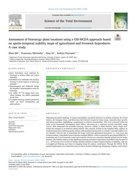 Pdf Assessment Of Bioenergy Plant Locations Using A Gis Mcda Approach