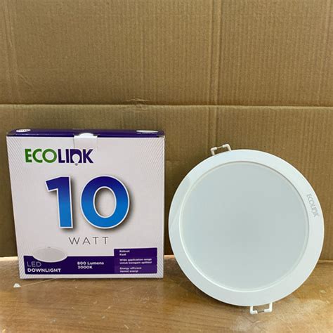 Jual LAMPU LED DOWNLIGHT PANEL ECOLINK 10 WATT 10WATT 10 WAT 10WAT ECOLINK SNI INBOW PLAFON
