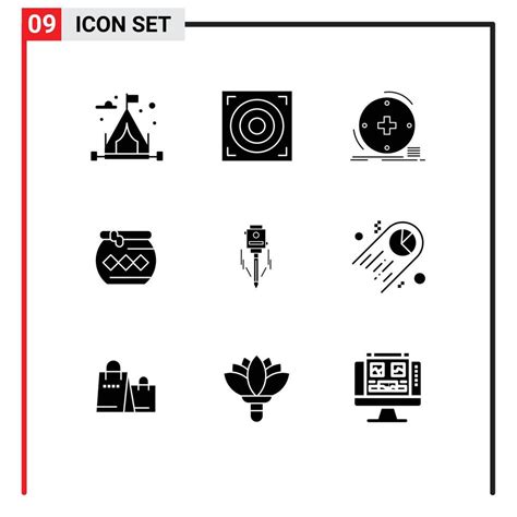 User Interface Pack Of 9 Basic Solid Glyphs Of Building Festival Health Pongal Sand Editable