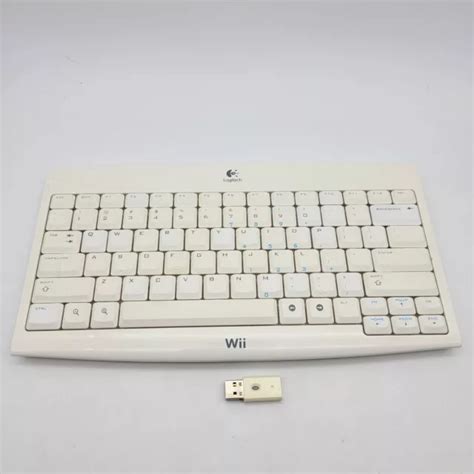Logitech Wireless Keyboard W Usb Dongle Tested Nintendo Wii And Wii U Kg 0802 £19 09