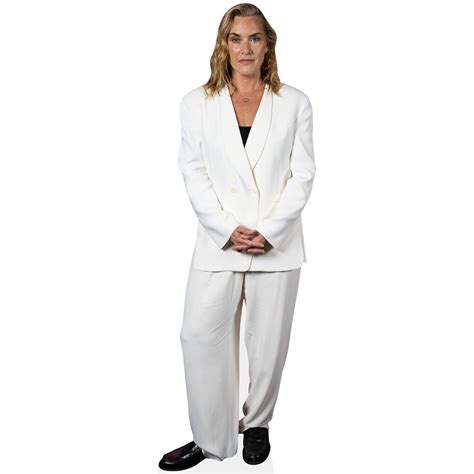 Kate Winslet White Suit Cardboard Cutout Celebrity Cutouts