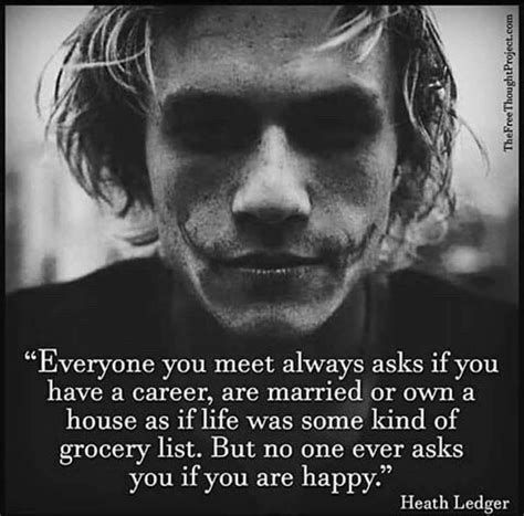 Heath Ledger Inspirational Quotes