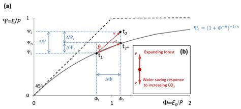 Schematic Representation Of Movement In Budyko Space A Evaporative Download Scientific