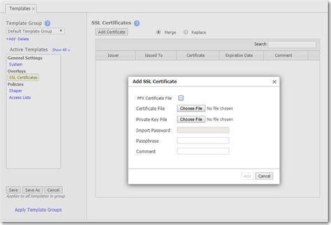 Ssl Certificates Template Sd Wan Orchestrator Docs