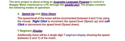 Solved The Term Project Is About Writing An Assembly Language Program