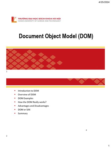 handout 05 dom pdf document object model html
