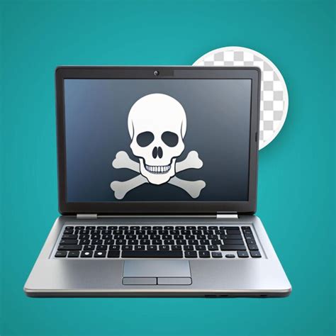 Premium Psd Computer Hack Crash Attack Software Concept