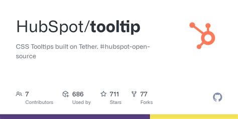 Github Hubspottooltip Css Tooltips Built On Tether Hubspot Open