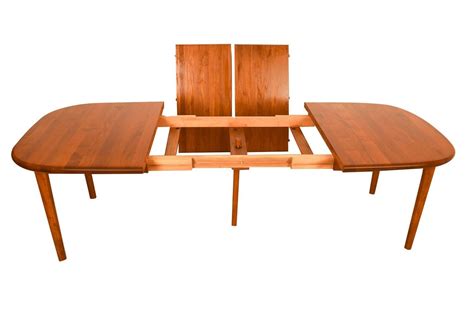 Danish Teak Rounded Corners Extendable Rectangle Dining Table For Sale At 1stdibs Rectangle