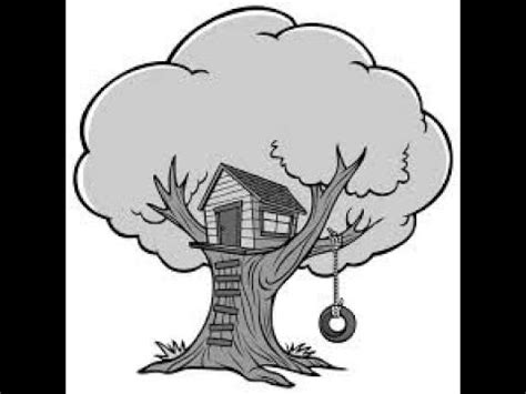 Learn Drawing A Tree House From Scratch Step By Step Drawing Guide YouTube