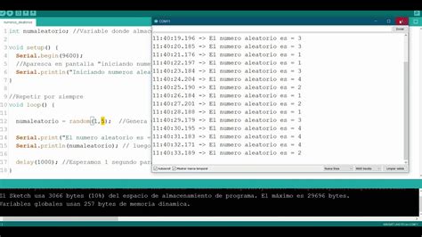 Arduino Uno Números Aleatorios Youtube