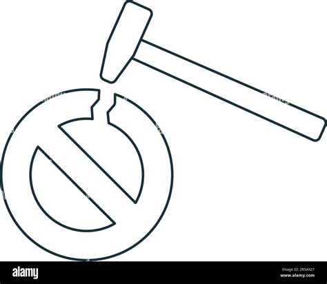 Breaking Limits Icon Monochrome Simple Sign From Performance Collection Breaking Limits Icon