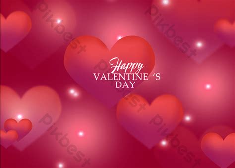 발렌타인 데이 사랑 조명 효과 배경 Png Psd 무료 다운로드 Pikbest