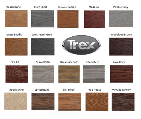 Trex Deck Color Selections