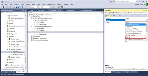Set Form Control Access Via Security Role In D365 Finance CloudFronts