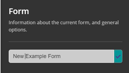 Edit The Name Title Of A Form Community