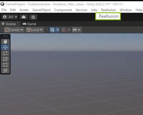 if the installation is successful a reallusion tab will be available