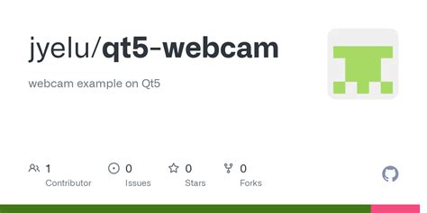 GitHub Jyelu Qt5 Webcam Webcam Example On Qt5