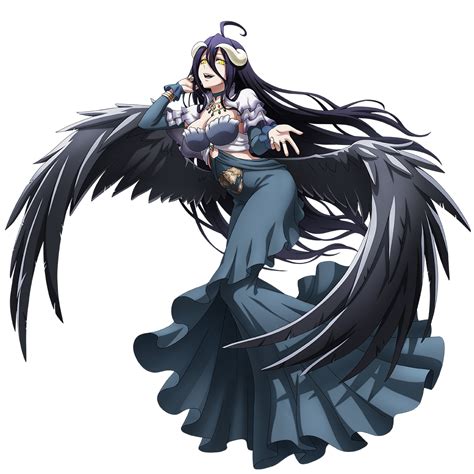 Overbooru Image 14012 Character Albedo Game Overlord Mass For The Dead General Official Art