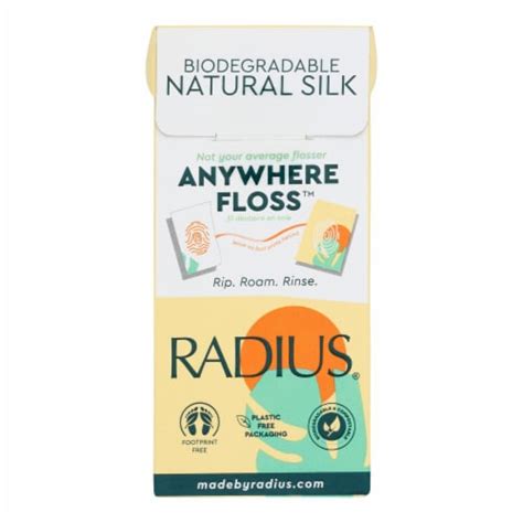 Radius Natural Silk Floss Sachets Case Of 20 1 Pack 20 Count Kroger