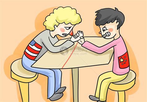 中美关系插画图片下载 正版图片400153439 摄图网