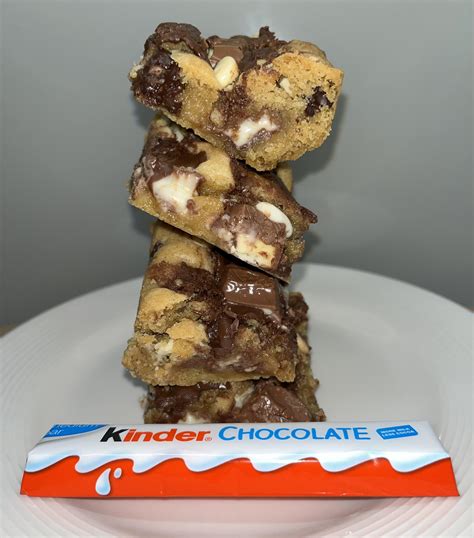 Oc My Kinder And Nutella Cookie Bars Rdessertporn