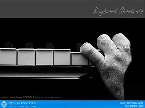 Keyboard Shortcuts Ppt