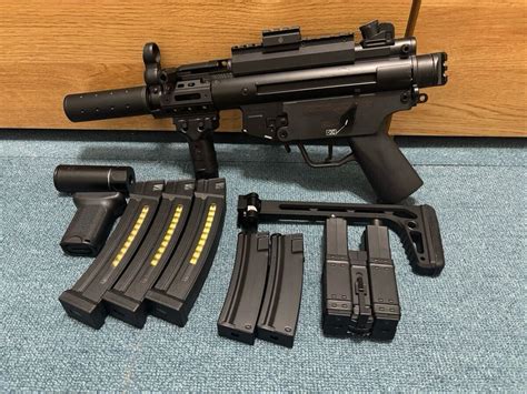 Yahoo オークション Cyma Mp5k 外装カスタム マガジン6本付き 中古品