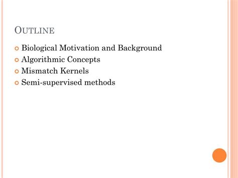 Ppt Machine Learning For Protein Classification Kernel Methods