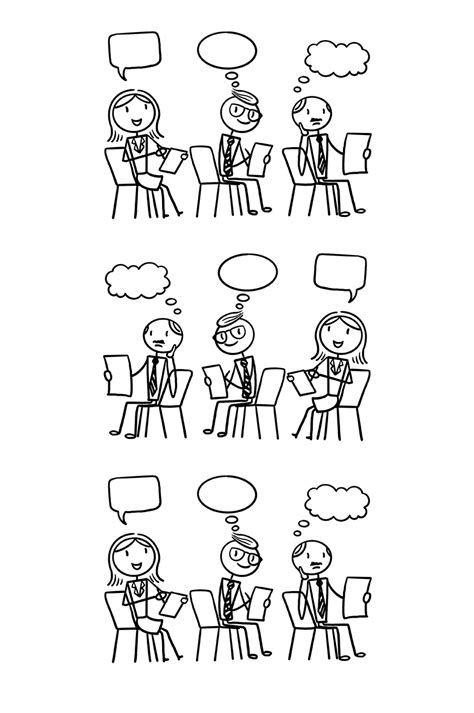 简笔画开会素材 简笔画开会模板 简笔画开会设计图片免费下载 众图网