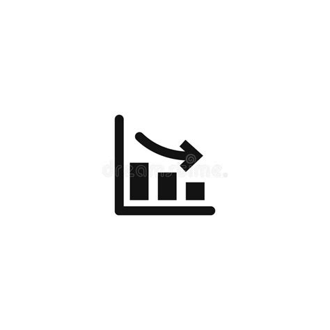 Growth Up And Growth Down Vector Illustration On White Background