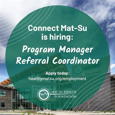 Mat Su Health Foundation On Linkedin Connect Mat Su Is Hiring For Two Positions Program