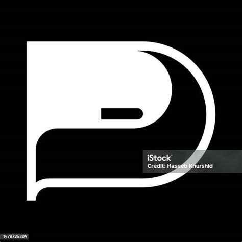 최소한의 Dp 로고 고급 배경에 Pd 편지의 아이콘입니다 Dp 모노그램 이니셜을 기반으로 한 로고 아이디어 전문적인 다양한 문자 기호와 배경에 Pd 로고 로고에 대한 스톡