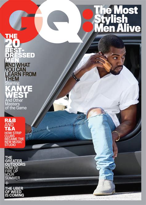 Kanye West Named One Of The Most Stylish Men Alive By Gq Magazine See