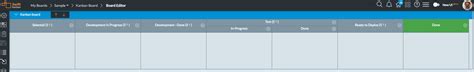 Kanban Board Design Sub Columns Evogility
