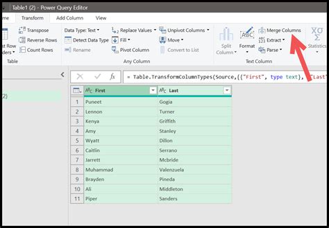 Concatenar Valores Texto E Números Usando O Power Query
