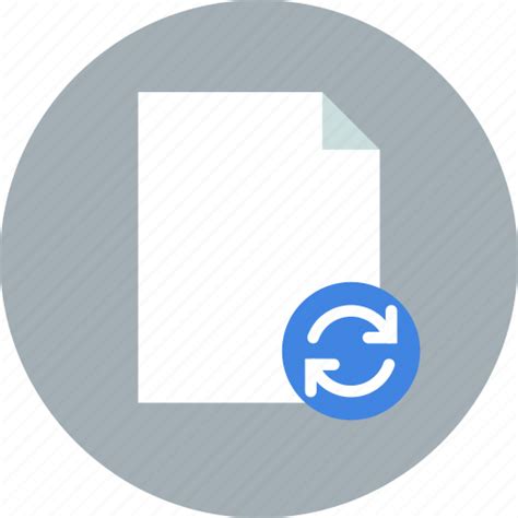 Document File Sync Icon
