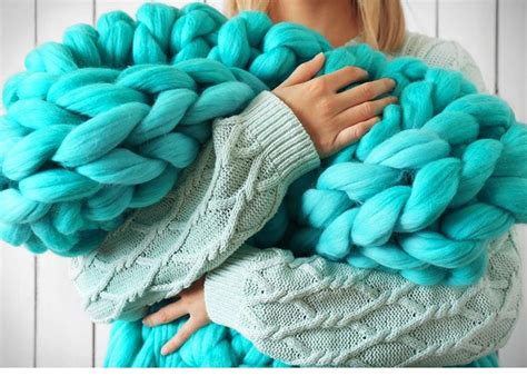 الاسترالي الصوف بطانية الغزل غزل من صوف خراف المارينو سميكة قبعة الغزل