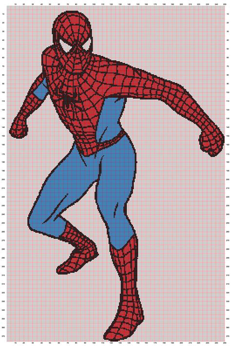 Рисунки человека паука для детей